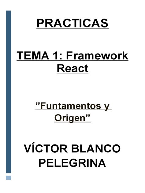 Apuntes React Principiante Descargar Gratis Pdf Modelo De