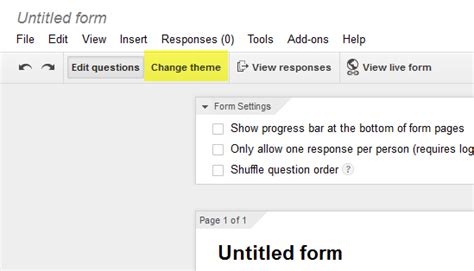 Google Apps Adding A Theme To Your Google Forms