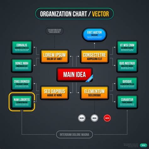 Free Vector Rectangular Infographic Scheme Template
