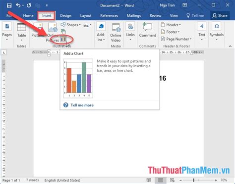 How To Create Charts In Word 2016
