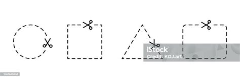 가위 벡터 아이콘 세트입니다 가위는 선을 자르거나 여기 기호를 자릅니다 커팅 로고 가위에 대한 스톡 벡터 아트 및 기타 이미지 가위 가지치기 가위 강철 Istock