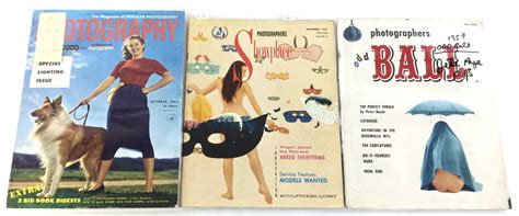 Lot 3 Vintage Adult Magazines Feat Bettie Page