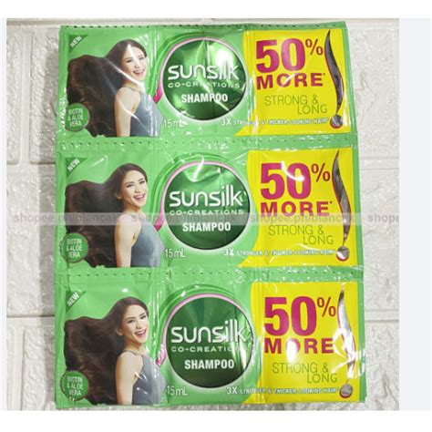 Sunsilk Strong And Long Shampoo 15ml X 12sachets Lazada Ph
