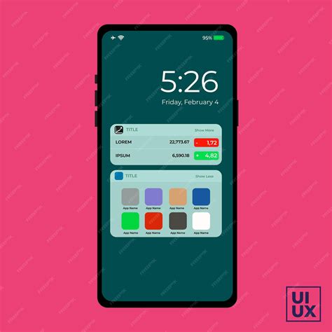 Premium Vector Mobile Phone With Online Trading And App Screen Ui Ux