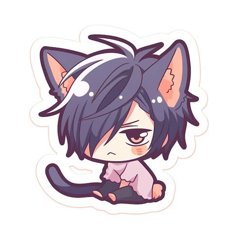 Anime Chibi Wolf Boy