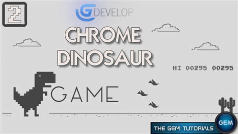 Create Chrome Dinosaur Game With Gdevelop 5 Tutorial Community