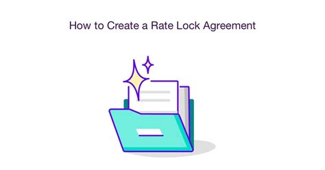 How To Create A Rate Lock Agreement Checklist And Templates