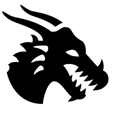 Toothless Head Silhouette