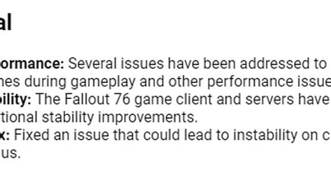 Fallout 76 Patch Notes 19 Nov Album On Imgur