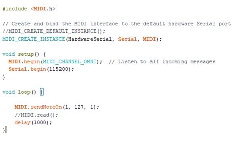 No Data Sent With Esp32 · Issue 290 · Fortyseveneffectsarduinomidilibrary · Github