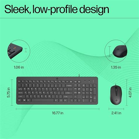 Hp Km150 Wired Keyboard Mouse Combo At Rs 595 Set Keyboard And Mouse Combo In Amritsar Id