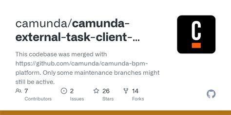 Github Camundacamunda External Task Client Spring Boot This Codebase Was Merged With