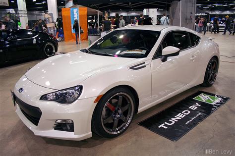 White Subaru Brz