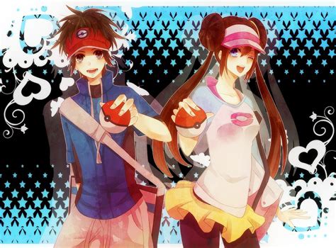 Rosa And Nate Pokemon And More Drawn By Mayastar Danbooru