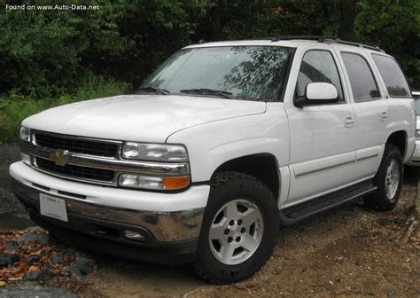 Chevrolet Tahoe Gmt820 5 3 I V8 4wd 300 Hp Technical Specs Data