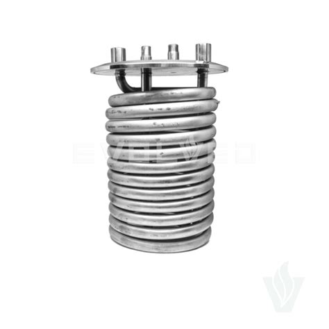 Triclamp Lid W Diptube And Condesing Coil 8in Evolved Extraction