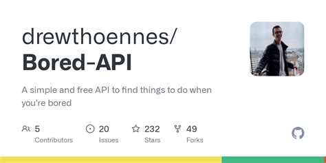 GitHub Drewthoennes Bored API A Simple And Free API To Find Things
