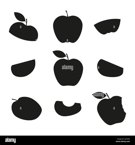 Apple Vector Silhouette