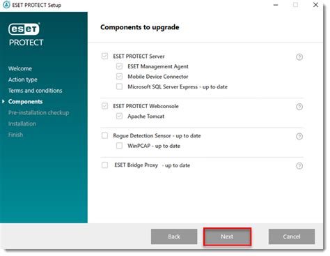 Kb8152 Upgrade To The Latest Version Of Eset Protect On Prem Using The All In One Installer