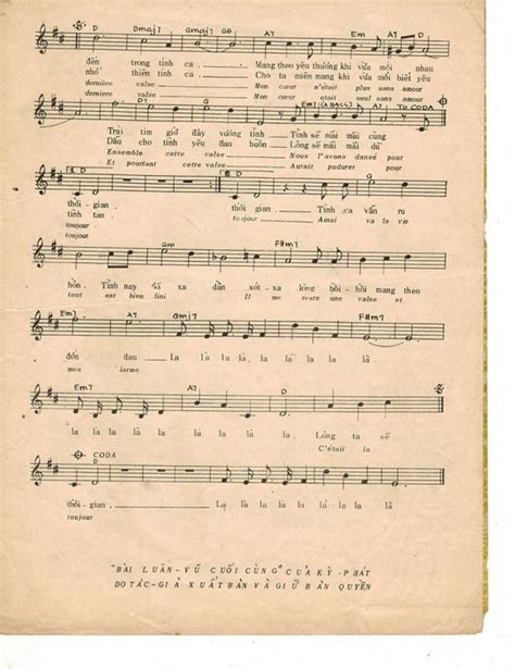 Bài Luân Vũ Cuối Cùng Lv Kỳ Phát Sheet Nhạc Piano