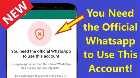 3 Cara Mengatasi Pesan Error You Need To Official Whatsapp To Use This Account Hobi Nulis