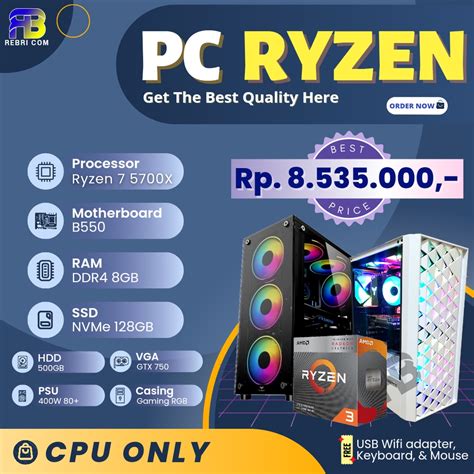 Jual Pc Gaming Processor Amd Ryzen X Gb Gtx Gtx Ti Fullset Shopee Indonesia