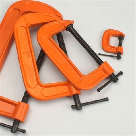 C클램프 고급 철재질 만력기 Diy 목공 고정 용접 작업 C형