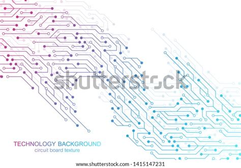Computer Motherboard Vector Background Circuit Board 스톡 벡터 로열티 프리 1415147231