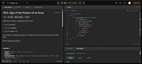 Solved Leetcode Problem 1822 With C Ravi Kumar Pal Posted On The Topic Linkedin