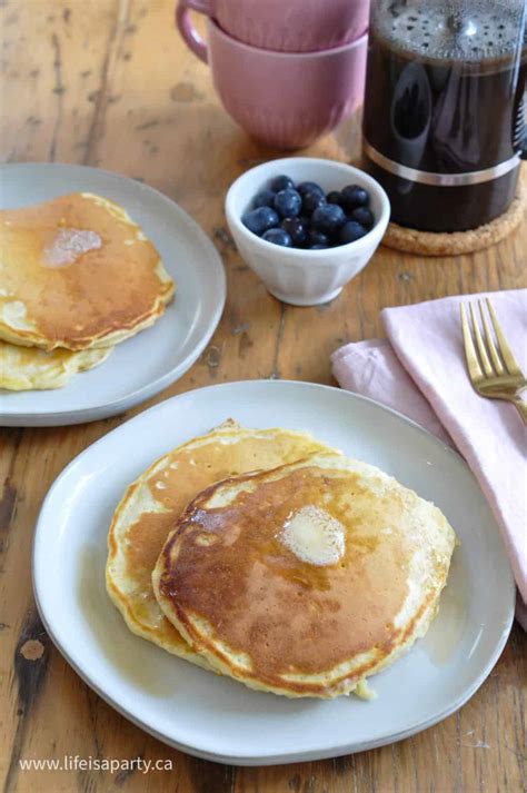 Easy Small Batch Pancakes For Two Recipe Life Is A Party