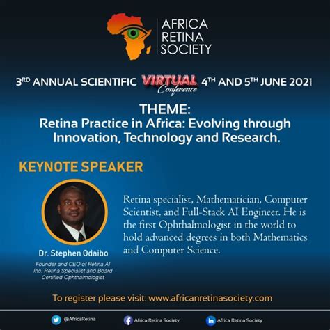 Stephen Odaibo Md Msmath Mscomp Sci On Linkedin Ai Artificialintelligence Retina