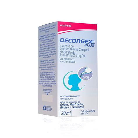 Decongex Plus Solução Gotas 20ml