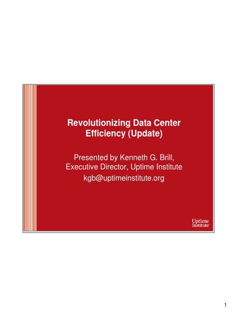 Revolutionizing Data Center Efficiency Pdf Data Center Physical