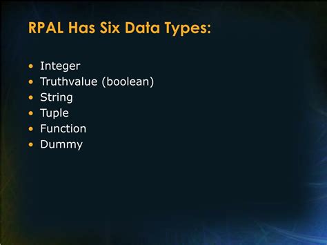 Ppt The Rpal Functional Language Powerpoint Presentation Free