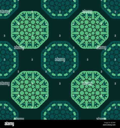 Octagon Star Seamless Pattern Vector Background Stock Vector Image And Art Alamy