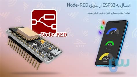 اتصال Esp32 به تلفن همراه از طریق Node Red سخت افزار سازان نام آور