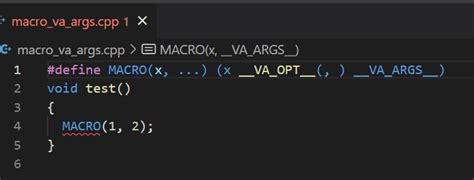 Variadic Macro Not Expanded Correctly · Issue 8178 · Microsoftvscode Cpptools · Github