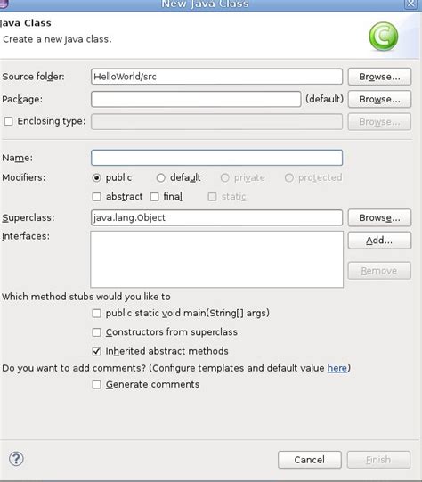 Eclipse Community Forums Newcomers To Learn Eclipse Via Hello World Tutorial Which Checkbox