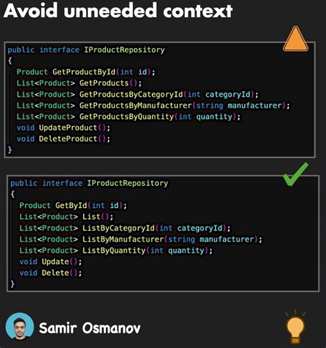 Samir Osmanov On Linkedin Csharp Dotnet Dotnetcore Repository Designpattern Tip
