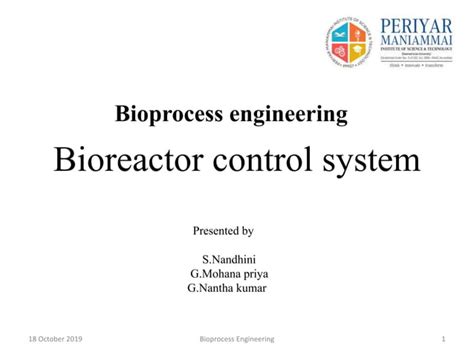 Bioreactor Control System Pptx Operating Systems Computer Software And Applications