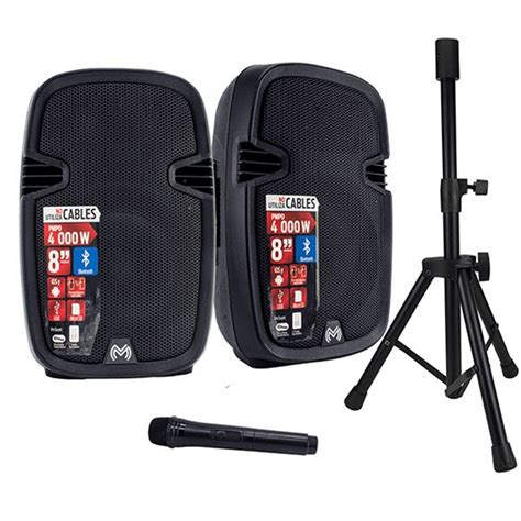 KIT DE BOCINAS AMPLIFICADAS DE COMBO A