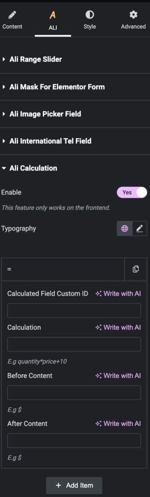 Easy To Create A Calculated Form With Elementor