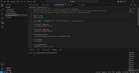Completed Random Password Generator Task At Codsoft Sumit Samal