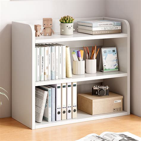 Desktop Bookshelf Storage Rack Cabinet Storage Desk Shelf Small Multi