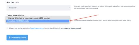 File Upload Instructions For Tweeteraser Users