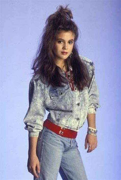 30 Pictures Of Young Alyssa Milano 80s Fashion For Women 1980s