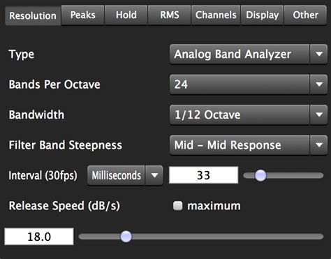 SpectrumAnalyzer Manual SIR Audio Tools
