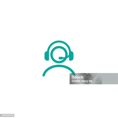 Operator Dengan Headphone Dan Ikon Saluran Mikrofon Ilustrasi Stok Unduh Gambar Sekarang Istock