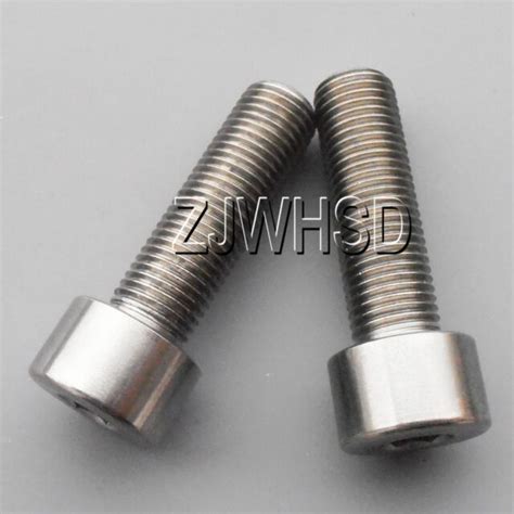 Pcs M X Titanium Ti Screw Bolt Allen Hex Socket Cap Head Aerospace Grade EBay