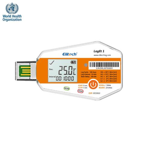 Elitech Loget 1 Temperature Data Logger Single Use Pdf Report Usb Port Elitech Technology Inc